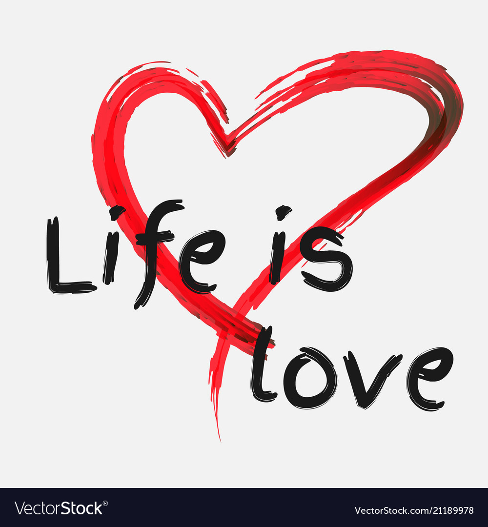 A Background Hearts Painted In Different Color Vector Image a-background-hearts-painted-in-different-color-vector-image