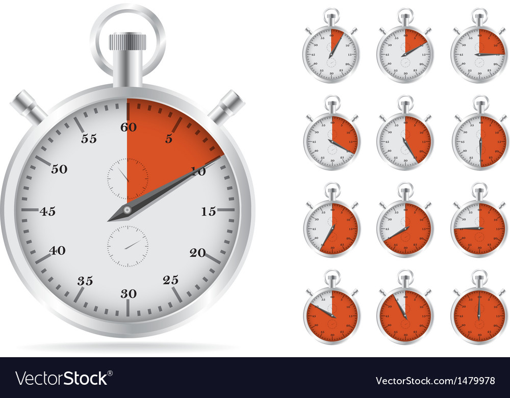 Stopwatch Royalty Free Vector Image - VectorStock
