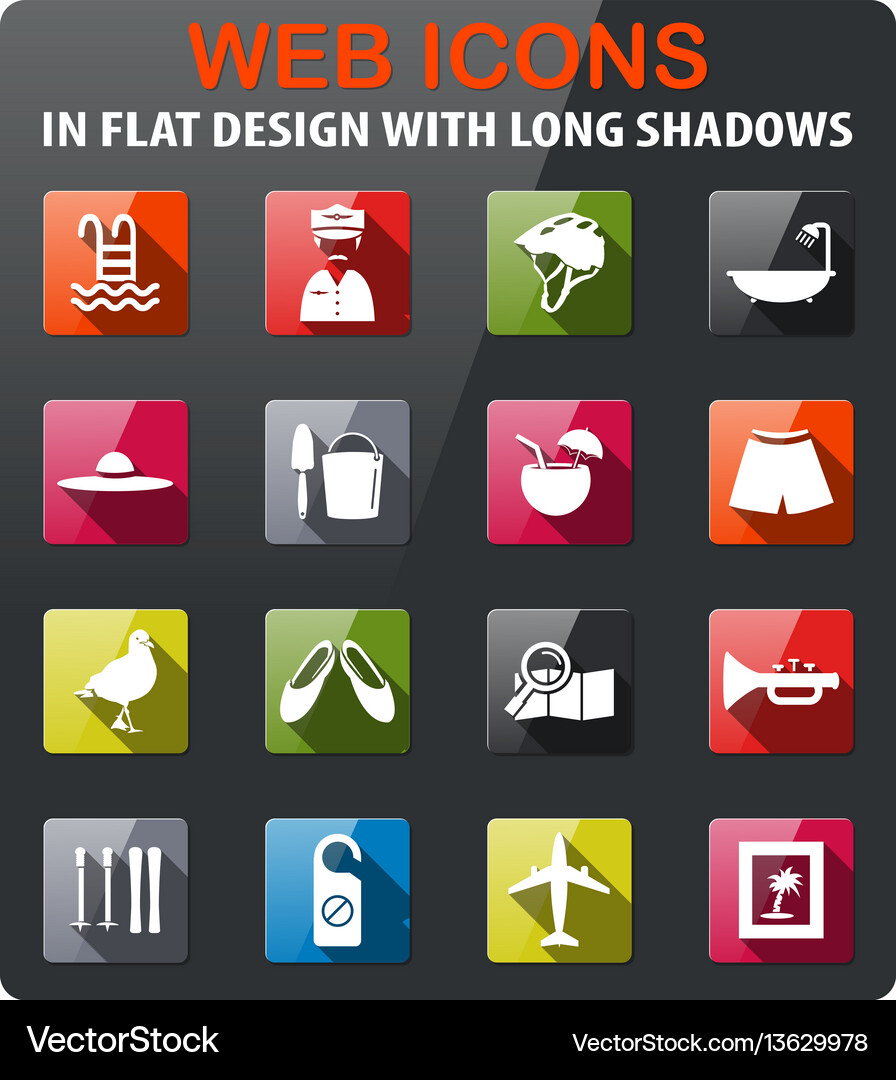 Travel icon set Royalty Free Vector Image - VectorStock