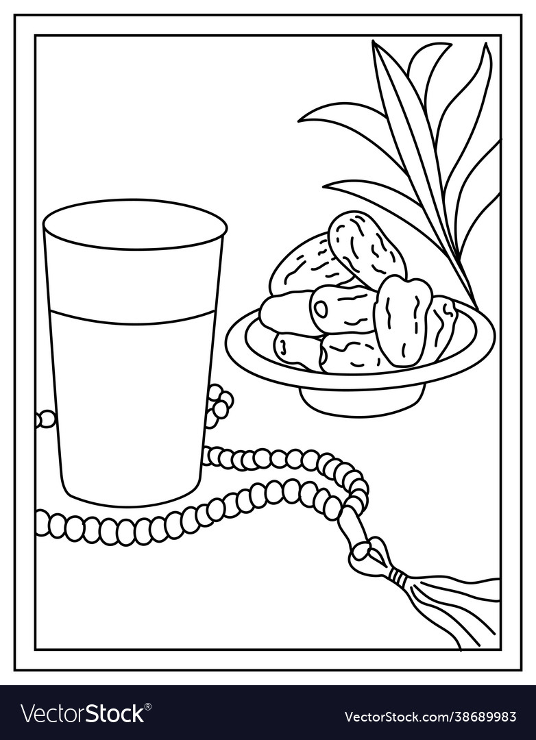 Dates drawing Royalty Free Vector Image - VectorStock