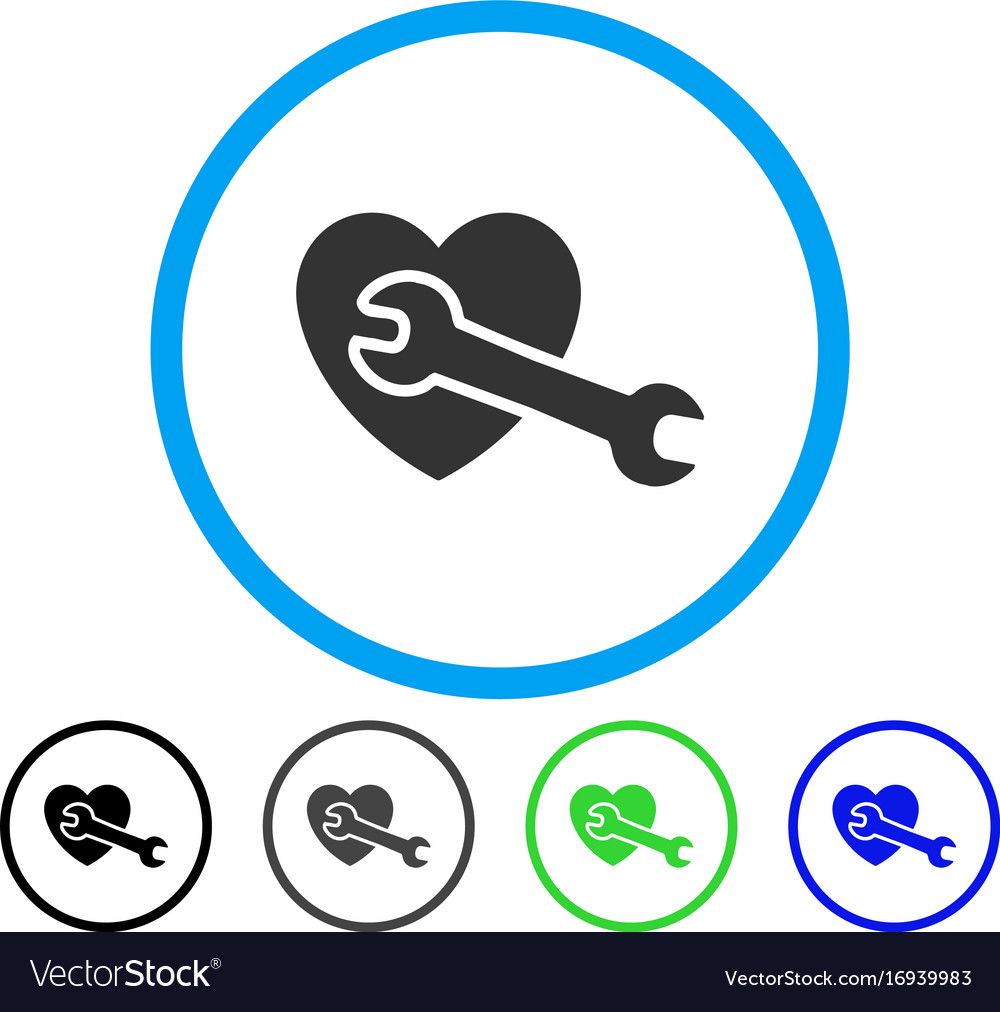 Heart surgery rounded icon Royalty Free Vector Image Heart surgery rounded icon Royalty Free Vector Image