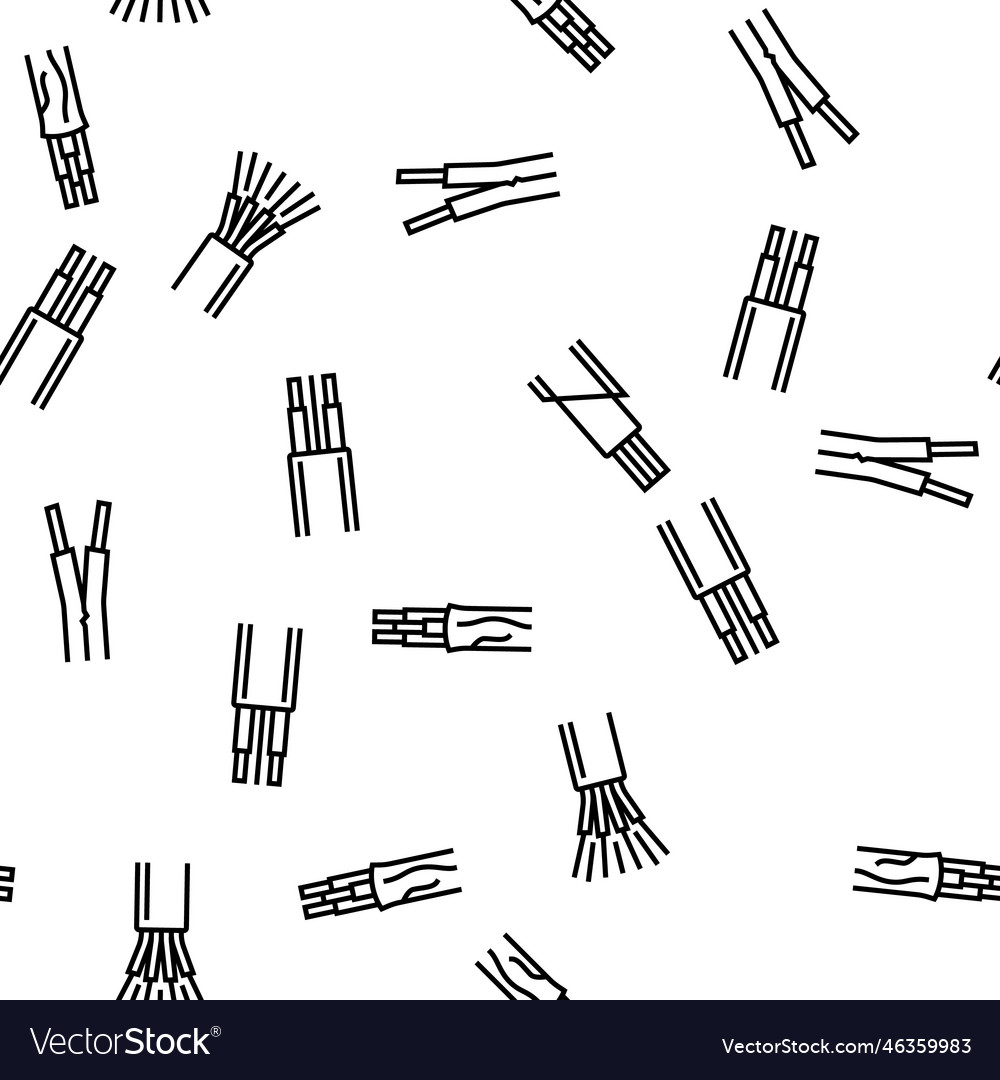 Wire cable technology connection seamless Vector Image