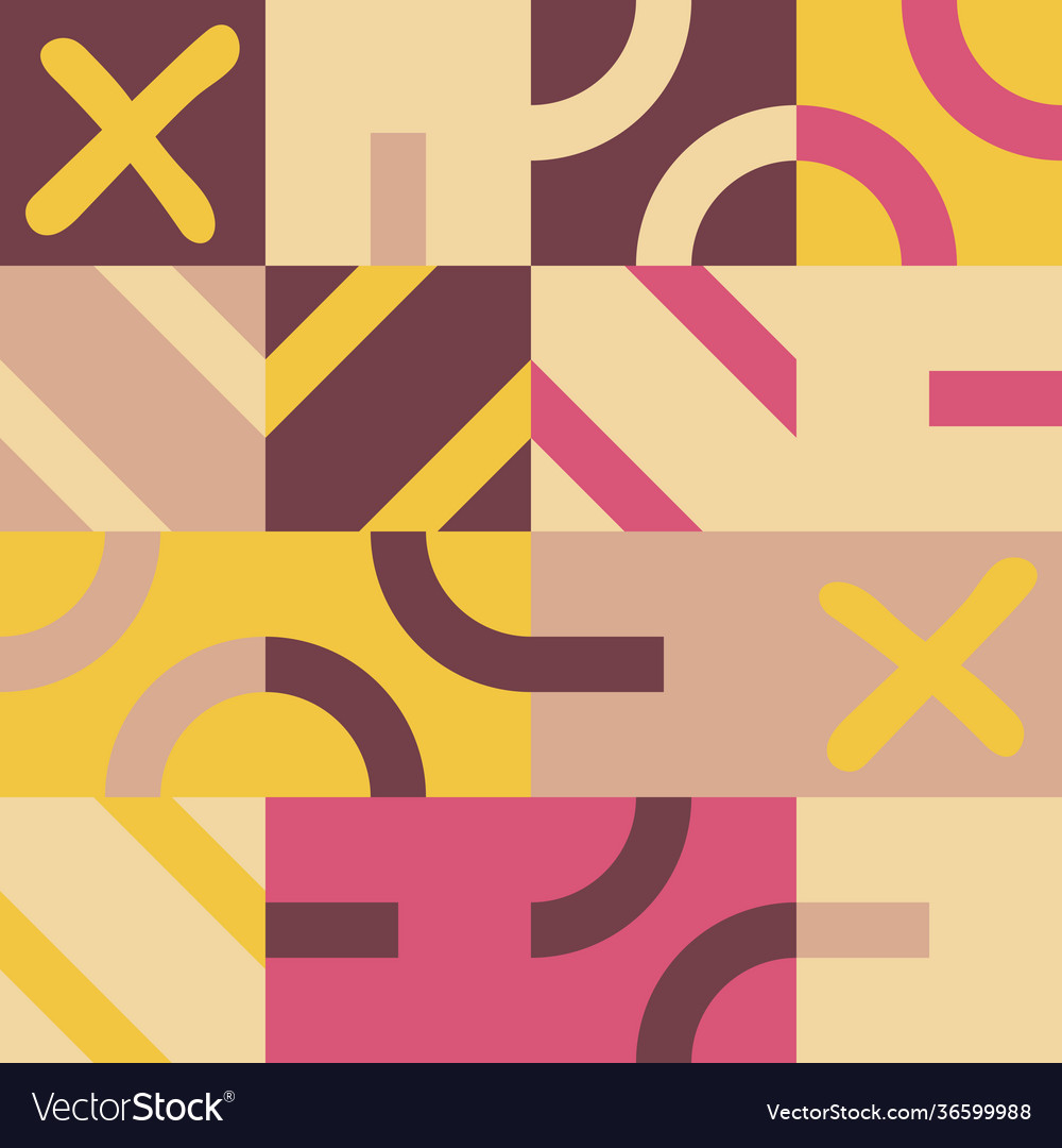 Colorful geometric pattern design Royalty Free Vector Image