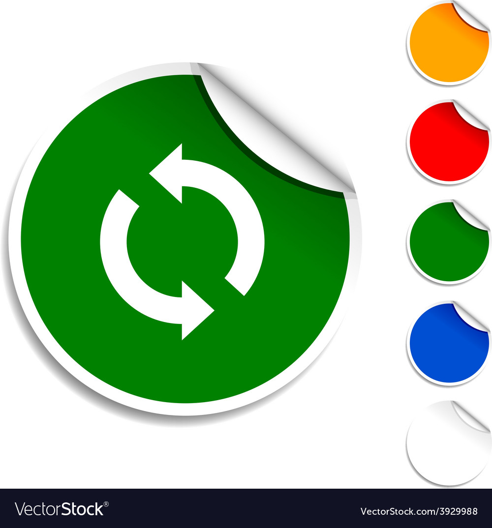 Refresh icon Royalty Free Vector Image - VectorStock