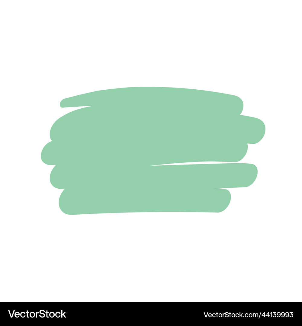 A colored brush that is painted as text box Vector Image
