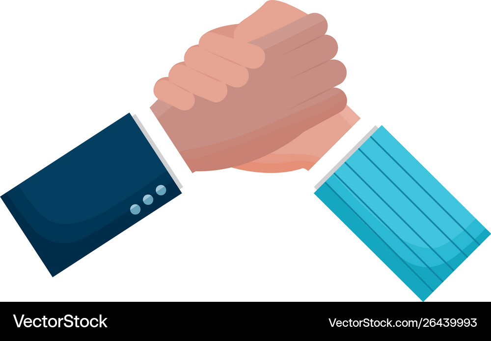 Hands business persons done deal Royalty Free Vector Image