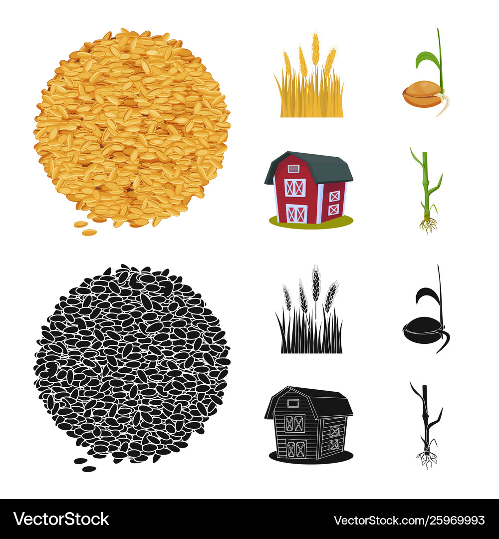 Isolated object agriculture and farming symbol Vector Image
