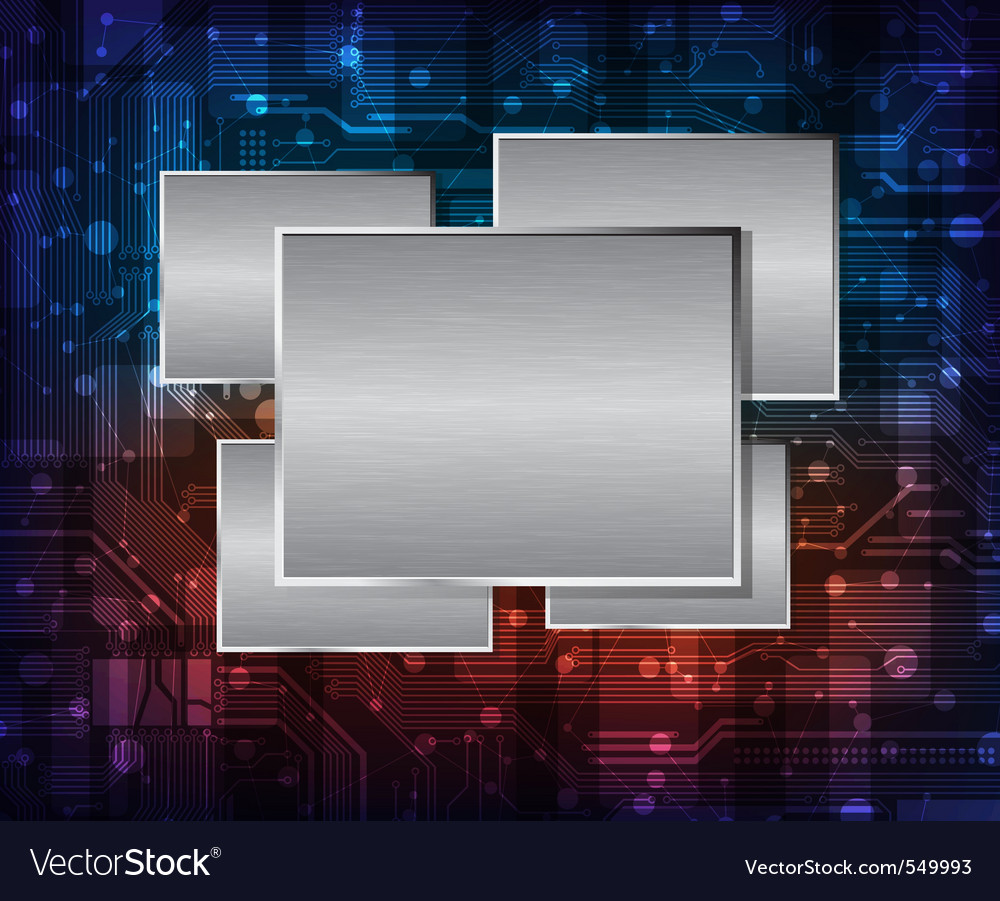 Technical network Royalty Free Vector Image - VectorStock