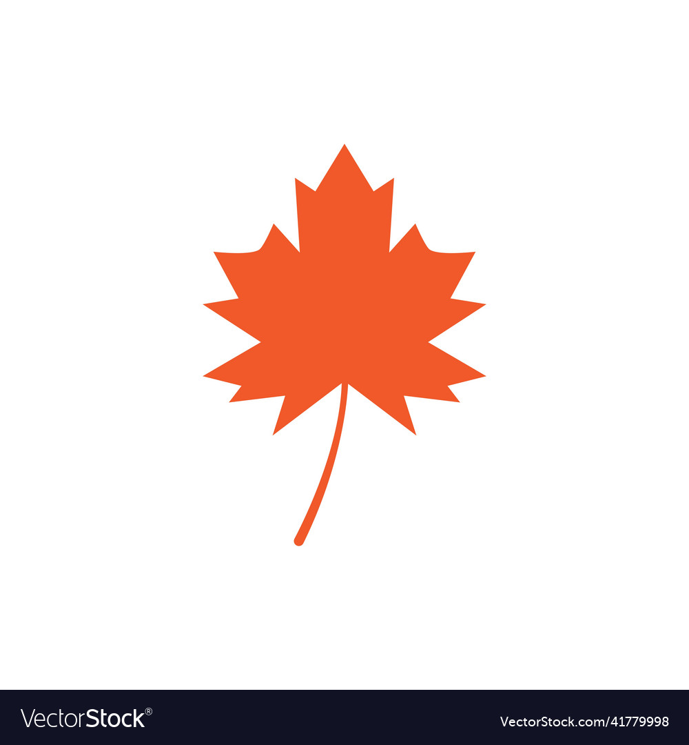 Autumn leaf Royalty Free Vector Image - VectorStock