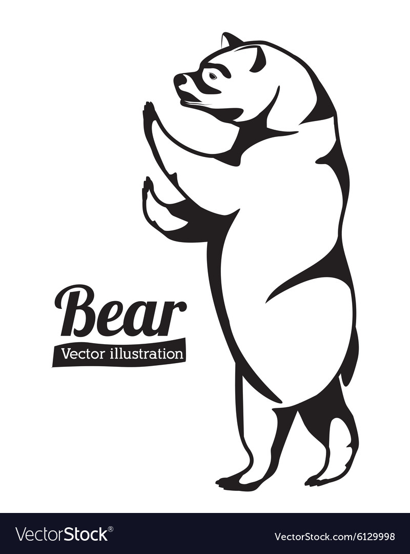 Bear design Royalty Free Vector Image - VectorStock