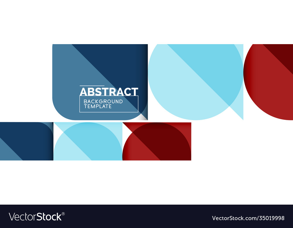 Clean minimal geometric abstract background Vector Image