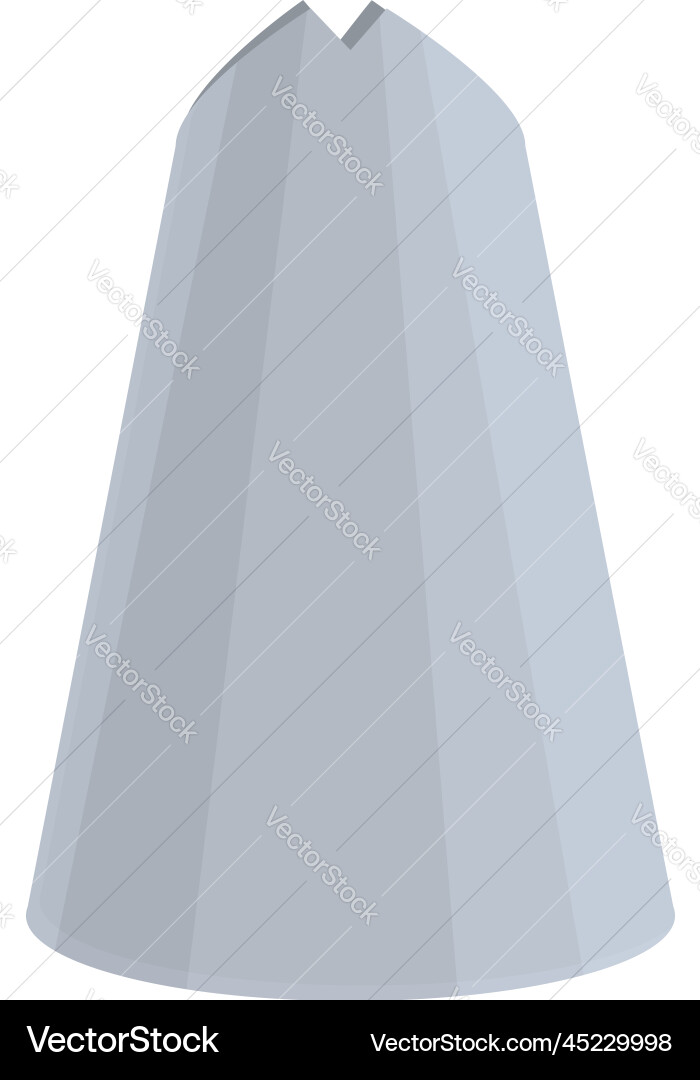 Icing nozzle pipe icon cartoon cake pastry Vector Image