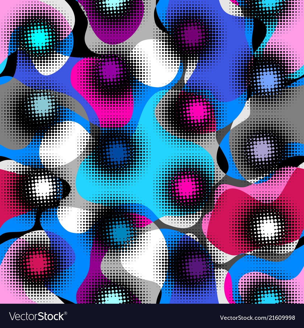 Random polka dot pattern Royalty Free Vector Image