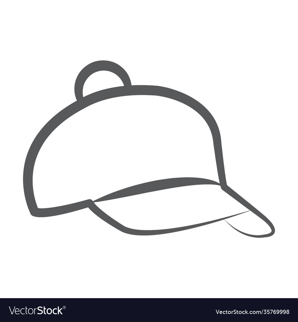 Sports cap Royalty Free Vector Image - VectorStock