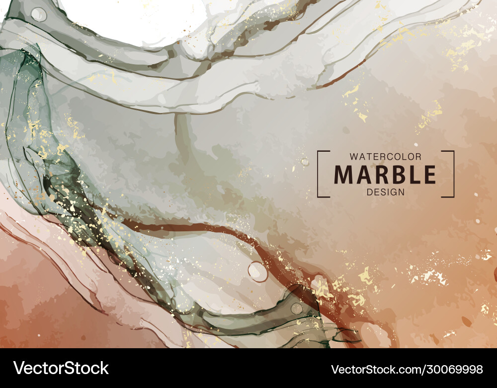 Watercolor marble design motion liquid flow Vector Image
