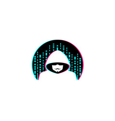 Hacker logo Royalty Free Vector Image - VectorStock