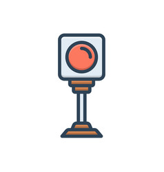 Red light Royalty Free Vector Image - VectorStock