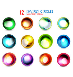 Abstract swirl sphere background Royalty Free Vector Image