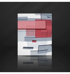 Abstract white rectangle shapes background Vector Image