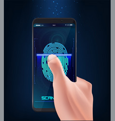Password and fingerprint security device with hand