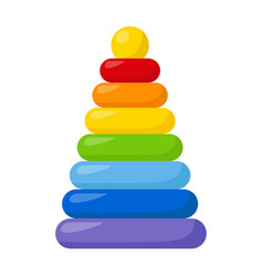 Assembled disassembled children colorful plastic Vector Image