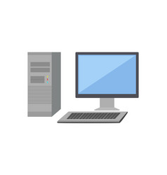Computer System Unit Royalty Free Vector Image