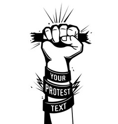 Hand chain composition Royalty Free Vector Image