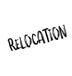 Relocation rubber stamp Royalty Free Vector Image