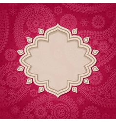 Indian frame Royalty Free Vector Image - VectorStock