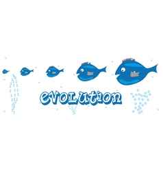 Fish talking cartoon Royalty Free Vector Image