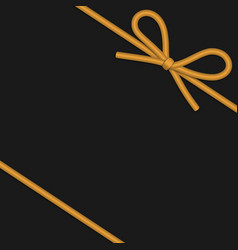 String bow isolated Royalty Free Vector Image - VectorStock