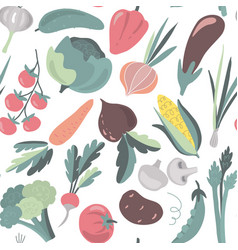 Vegetable theme collection 1 Royalty Free Vector Image
