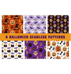Fantastic creatures animal pattern cute Royalty Free Vector