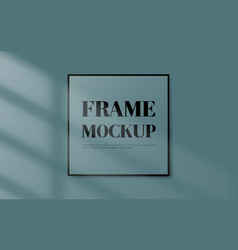Mock up poster frame in living room Royalty Free Vector