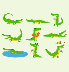 Crocodile Royalty Free Vector Image - VectorStock