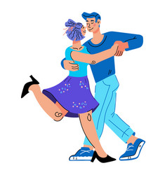 Rock N Roll Dancing Couple Vector Images (58)