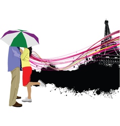 Paris border Royalty Free Vector Image - VectorStock