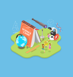 Background design with two kids learning math Vector Image