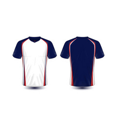 Blue and white layout e-sport t-shirt design Vector Image