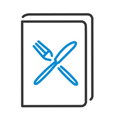 Menu book icon Royalty Free Vector Image - VectorStock