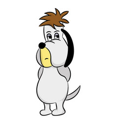 Crying droopy Royalty Free Vector Image - VectorStock