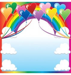 Gold amp silver balloon background Royalty Free Vector Image