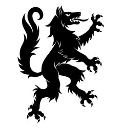 Heraldic Wolf Vector Images (65)