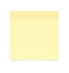 Collection yellow colored sheets note Royalty Free Vector