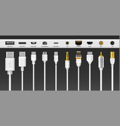 Usb type c Royalty Free Vector Image - VectorStock