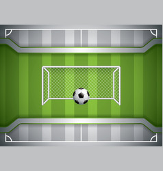 Soccer football stadium Royalty Free Vector Image