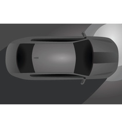 Car bird eye view Royalty Free Vector Image - VectorStock