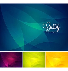 Curvy abstract background Royalty Free Vector Image