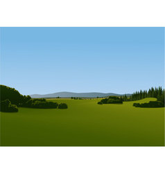 Rural landscape Royalty Free Vector Image - VectorStock