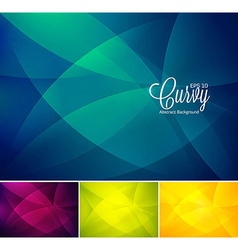 Curvy abstract background Royalty Free Vector Image